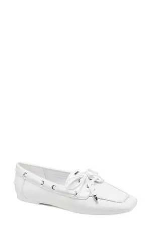 Dkny Delmar Boat Shoe - White