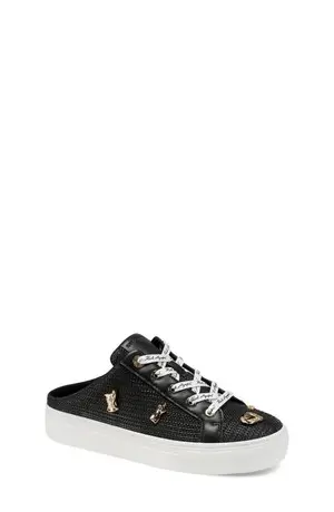 Karl Lagerfeld Paris Cambria Mule Sneakers - Black