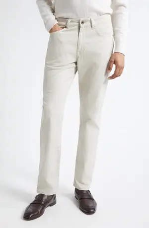Boglioli Stretch Cotton & Silk Blend Jeans