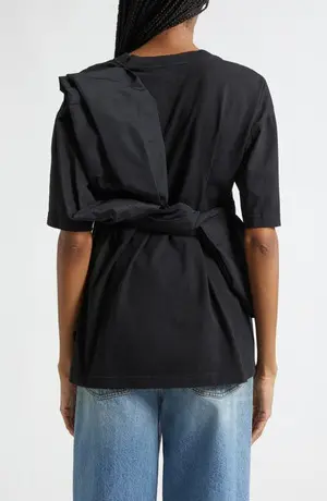 AREA Taffeta Knot T-shirt