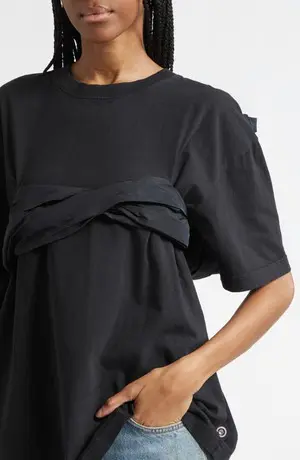 AREA Taffeta Knot T-shirt