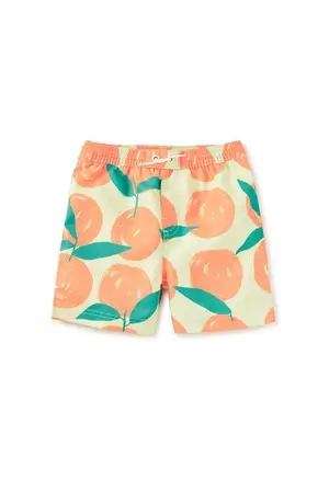 TEA COLLECTION Mid-length Swim Trunks - Valencia Orange