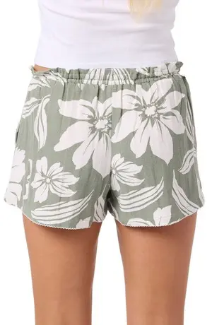 O'Neill Layne Floral Drawstring Shorts