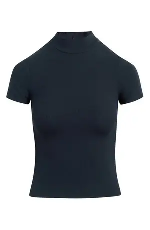 FAVORITE DAUGHTER The Stockholm Mock Neck Rib Top