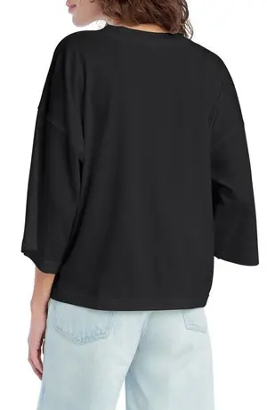 FAVORITE DAUGHTER Organic Cotton Tee - Black