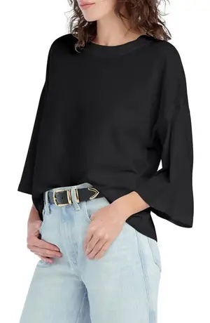 FAVORITE DAUGHTER Organic Cotton Tee - Black