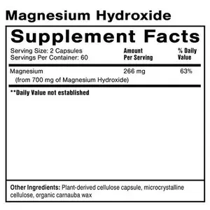 QUICKSILVER SCIENTIFIC Magnesium Hydroxide Capsules