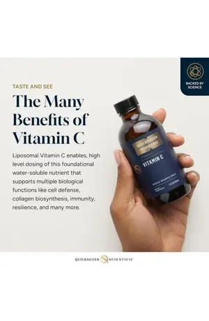 QUICKSILVER SCIENTIFIC Liposomal Vitamin C Liquid Immune Support Supplement - None
