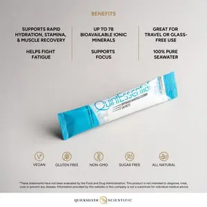 QUICKSILVER SCIENTIFIC Quintessential Hypertonic Filtered Sea Water Hydration Sachets