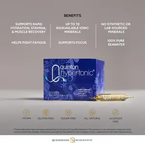 QUICKSILVER SCIENTIFIC Original Quinton Hypertonic Sea Water Liquid Supplement