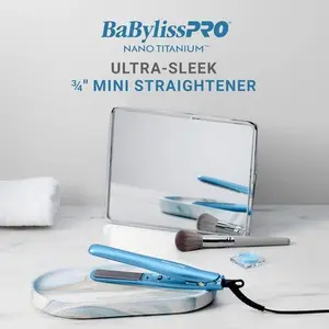 BABYLISSPRO Nano Titanium ¾" Ultra-sleek Straightener