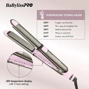 BABYLISSPRO Nano Titanium Limited Edition 1¼" Prima3000 Stainless Steel Styling Iron