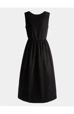 Bally Sleeveless Midi Dress - Black
