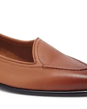 Santoni Leather Andrea Loafer