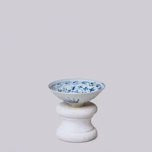 COBALT GUILD Small Porcelain Character Conical Bowl