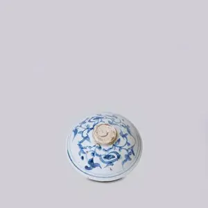 COBALT GUILD Small Porcelain Lotus Conical Bowl