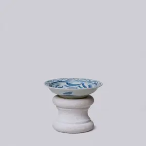 COBALT GUILD Small Porcelain Floral Dish