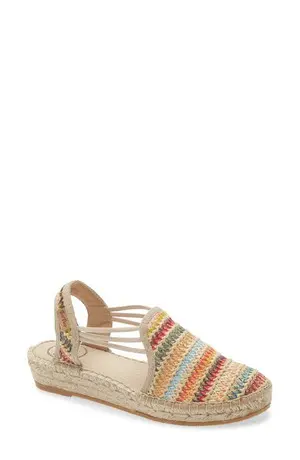 TONI PONS Noa Espadrille Flat - Beige Multi