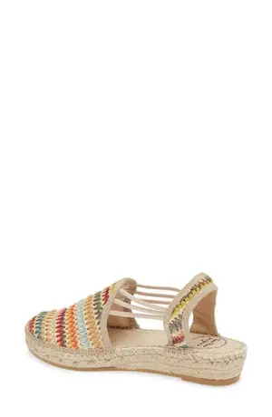 TONI PONS Noa Espadrille Flat - Beige Multi