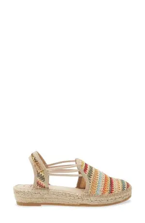 TONI PONS Noa Espadrille Flat - Beige Multi
