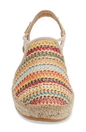 TONI PONS Noa Espadrille Flat - Beige Multi