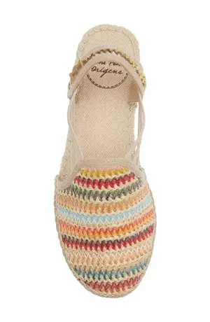 TONI PONS Noa Espadrille Flat - Beige Multi