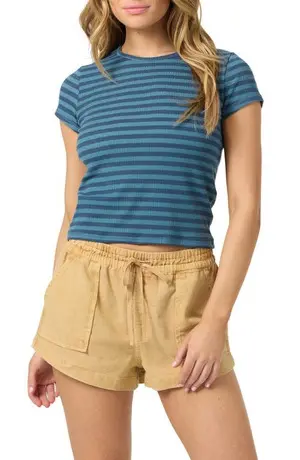 O'Neill Stripe Baby Tee Blue Fusion