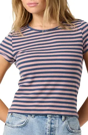 O'Neill Stripe Baby Tee - Deauville Mauve