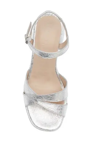 WONDERS Ankle Strap Platform Sandal - Perl Plata