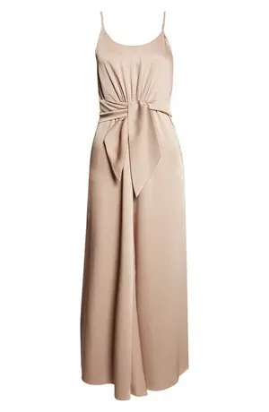 Emporio Armani Dune Crepe Midi Dress