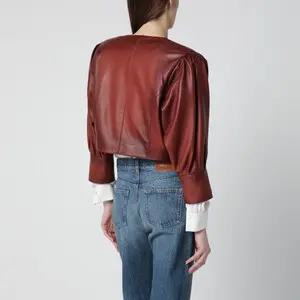 Chloé Short Plongé Nappa Leather Jacket