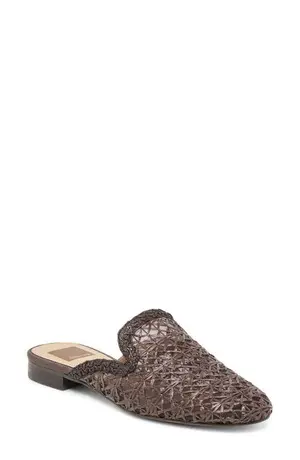 Dolce Vita Kirt Mule - Chocolate Cross Hatch Raffia