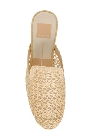 Dolce Vita Kirt Mule - Natural Cross Hatch Raffia