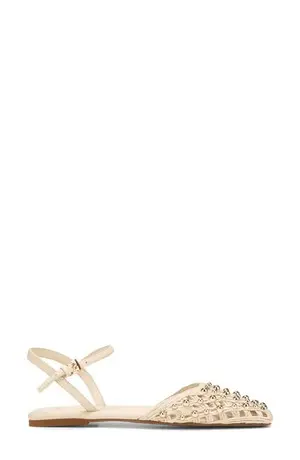 Franco Sarto Inali Ankle Strap Flat - Natural