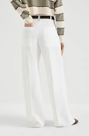 Brunello Cucinelli Wide Leg Pants