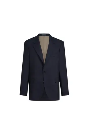 Brunello Cucinelli Cashmere Blazer - Navy Blue