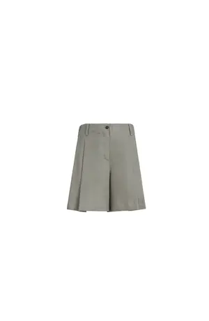 Brunello Cucinelli Linen Shorts - Khaki