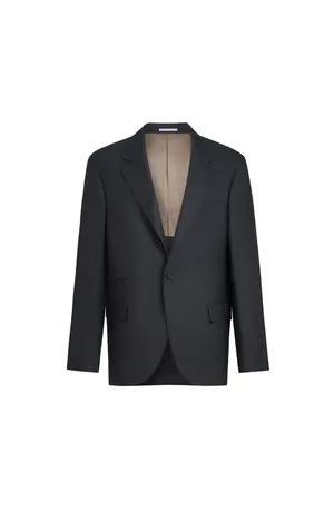 Brunello Cucinelli Houndstooth Blazer - Anthracite