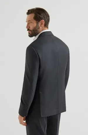 Brunello Cucinelli Houndstooth Blazer - Anthracite