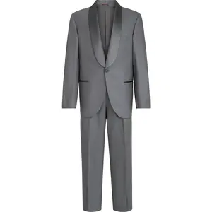 Brunello Cucinelli Tuxedo With Shawl Lapel - Grey