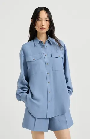 Brunello Cucinelli Fluid Twill Shirt