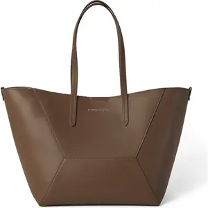 Brunello Cucinelli Calfskin Bc Duo Bag - Brown Gianduia
