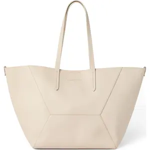 Brunello Cucinelli Calfskin Bc Duo Bag - Ivory