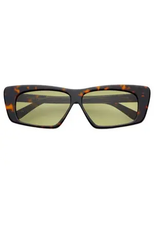 FREYRS EYEWEAR Lexi Cat Eye Sunglasses - Tortoise/green