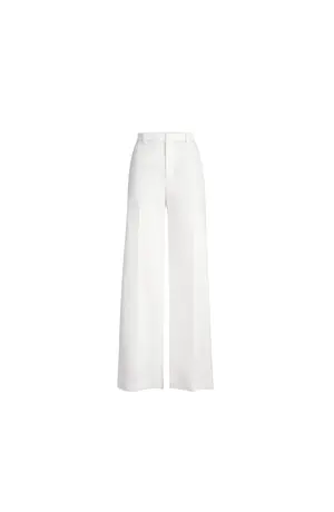 Brunello Cucinelli Loose Flared Trousers - White