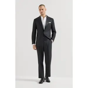 Brunello Cucinelli Tuxedo With Peak Lapel - Black