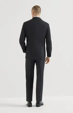 Brunello Cucinelli Tuxedo With Peak Lapel - Black