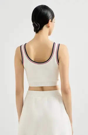 Brunello Cucinelli Knit Crop Top