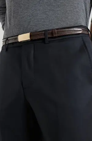 Brunello Cucinelli Virgin Wool Tailored Trousers - Black