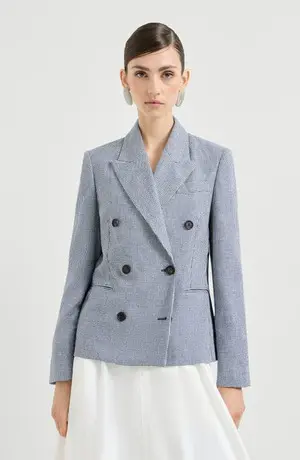 Brunello Cucinelli Houndstooth Blazer